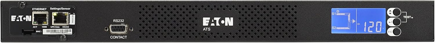 Amazon.com: Eaton ATS Rack PDU 1U 120V 1.92 kW 2 5-20P Input and 10 5 ...