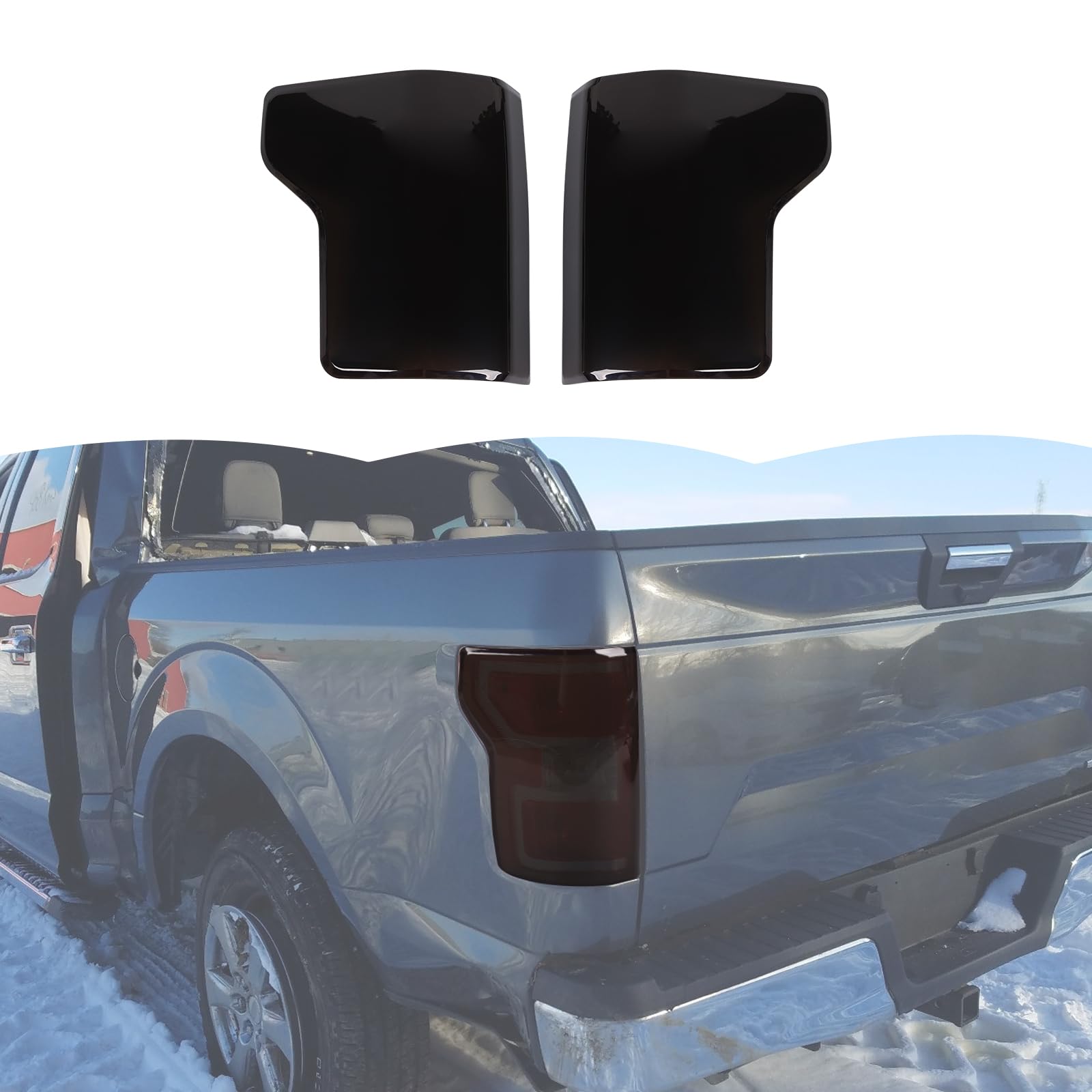 Amazon.com: RT-TCZ Smoked Black Tail Light Lamp Cover Guard Trim ...