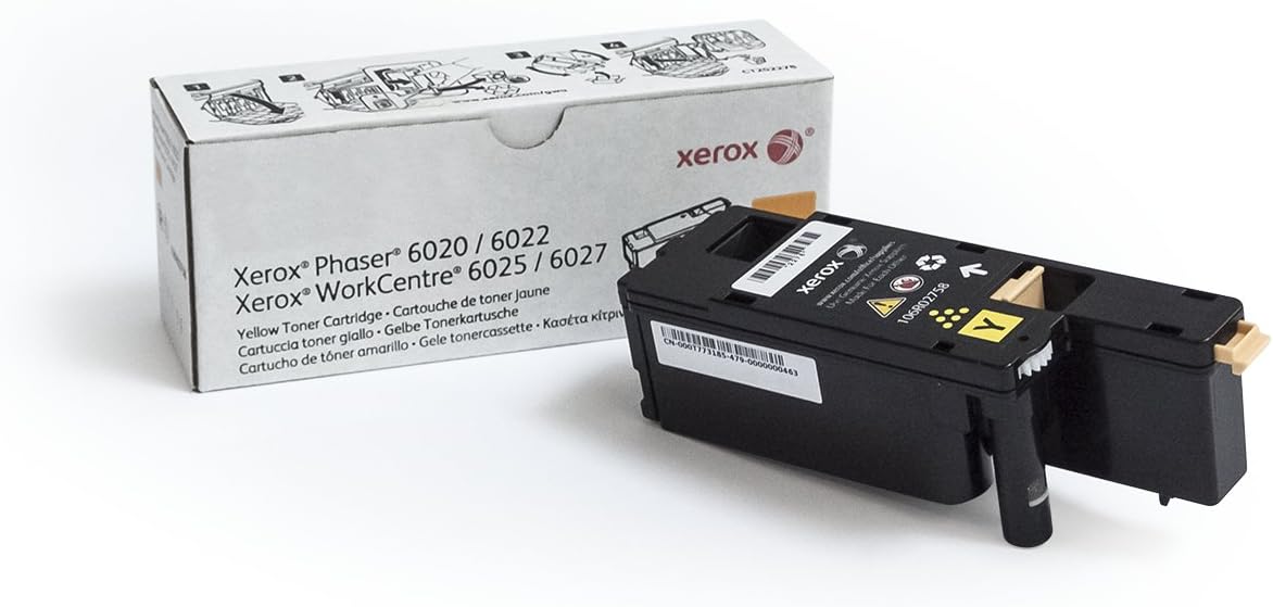 Amazon.com: Xerox Phaser 6022/WorkCentre 6027 Yellow Toner-Cartridge ...
