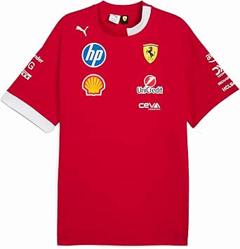 PUMA Scuderia Ferrari F1 2025 playera de gran tamaño para conductor ...