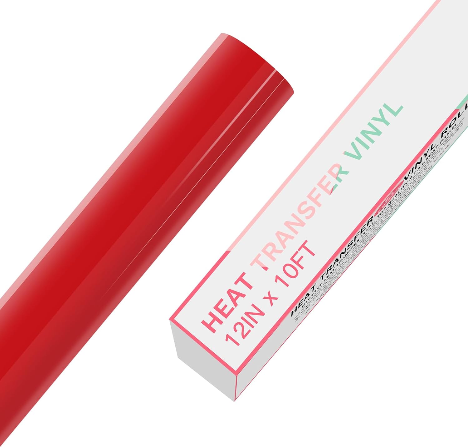 Amazon.com: YRYM HT HTV Heat Transfer Vinyl Rolls - 12" x 10ft Red HTV ...