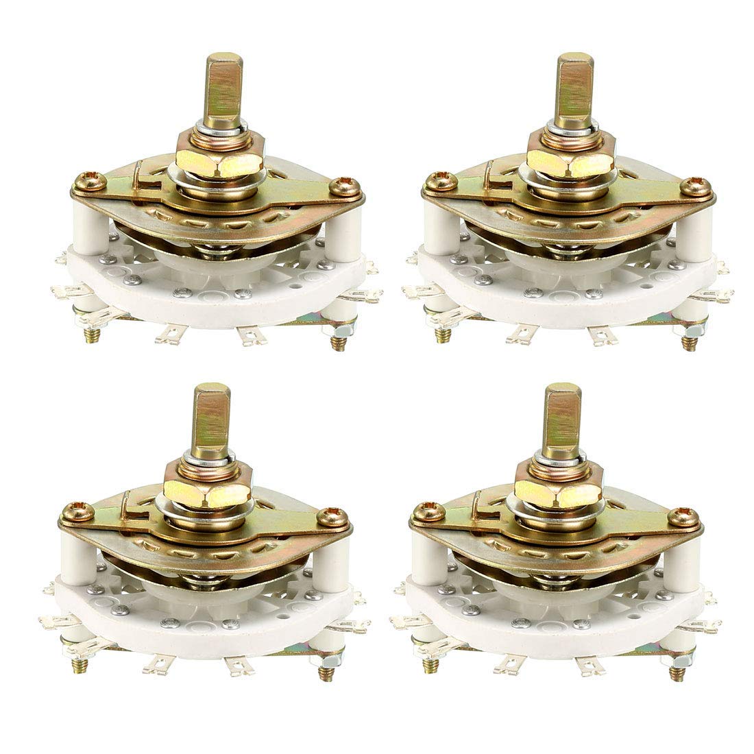 2P4T 2 Poles 4 Positions 1 Switch Switch Switch Rotary Bridge Band ...