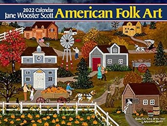 American Folk Art Calendar : N/A: Amazon.in: Books