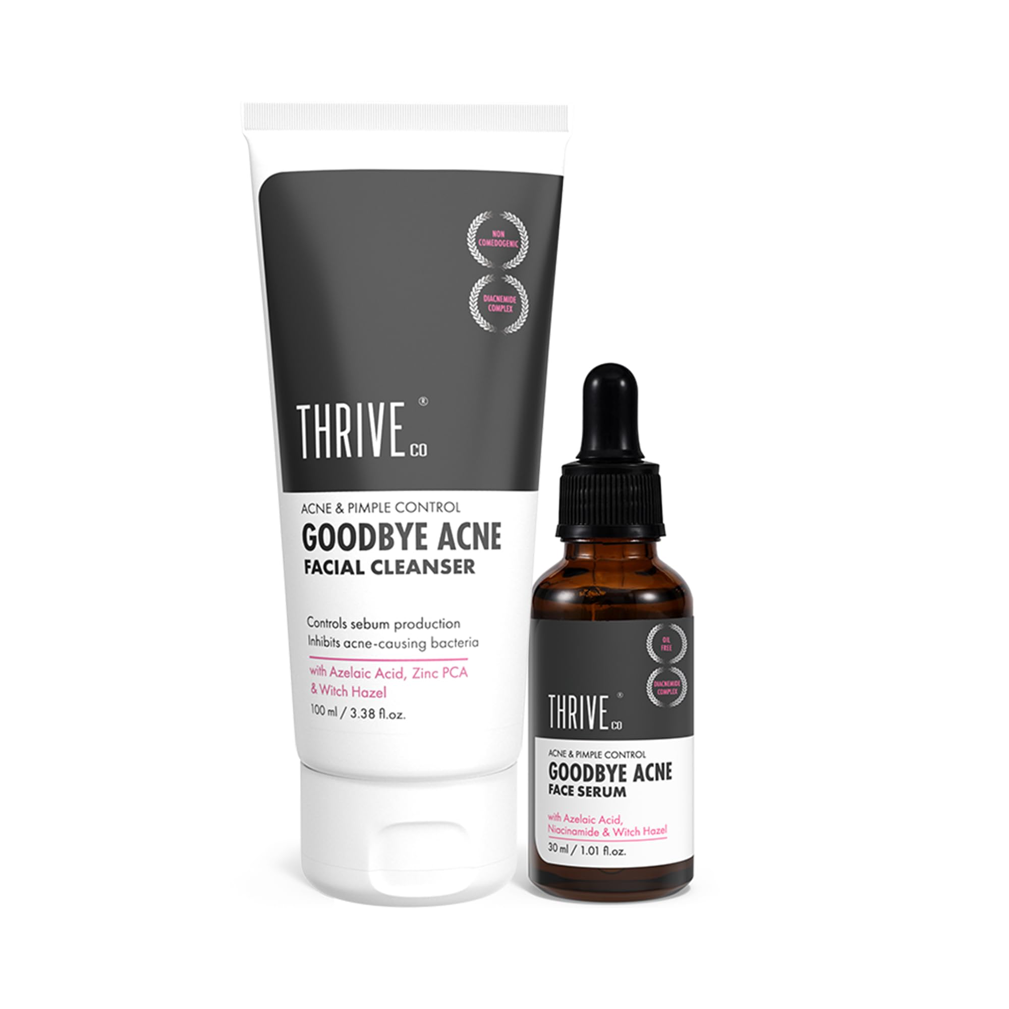 ThriveCo Goodbye Acne™️ Kit | Anti-Acne Serum (30ml) and Face Wash ...