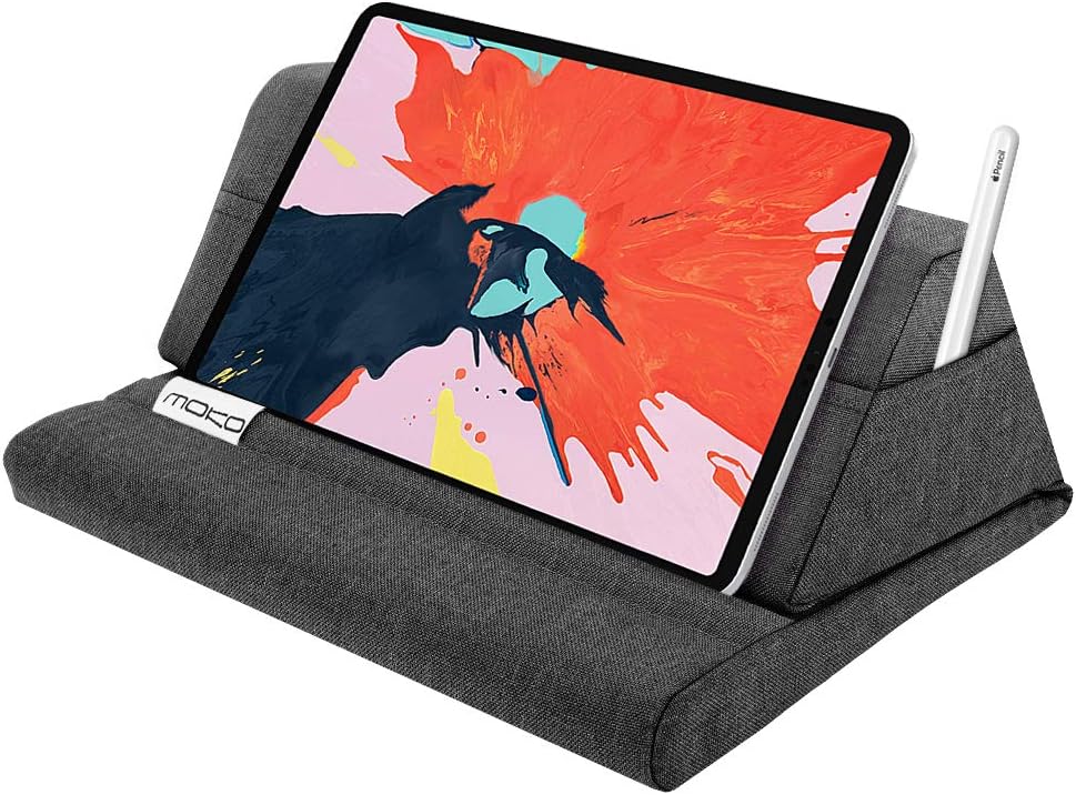 JML Pill-O-Pad Tablet Stand - Tri-Ledge, Lap Mounted, Soft Tablet ...