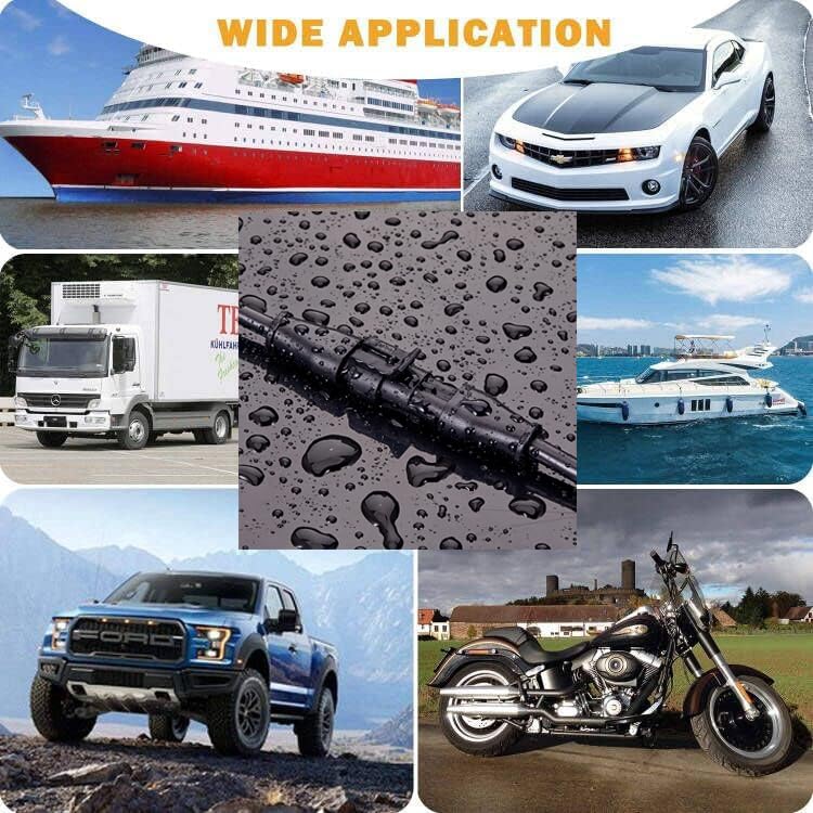 Snapklik.com : YETOR 2Pin Connector,Injection Molded16 AWG Male And ...