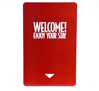 Amazon.com: Hotel & Motel Magnetic Stripe Key Cards (500) - "Welcome ...