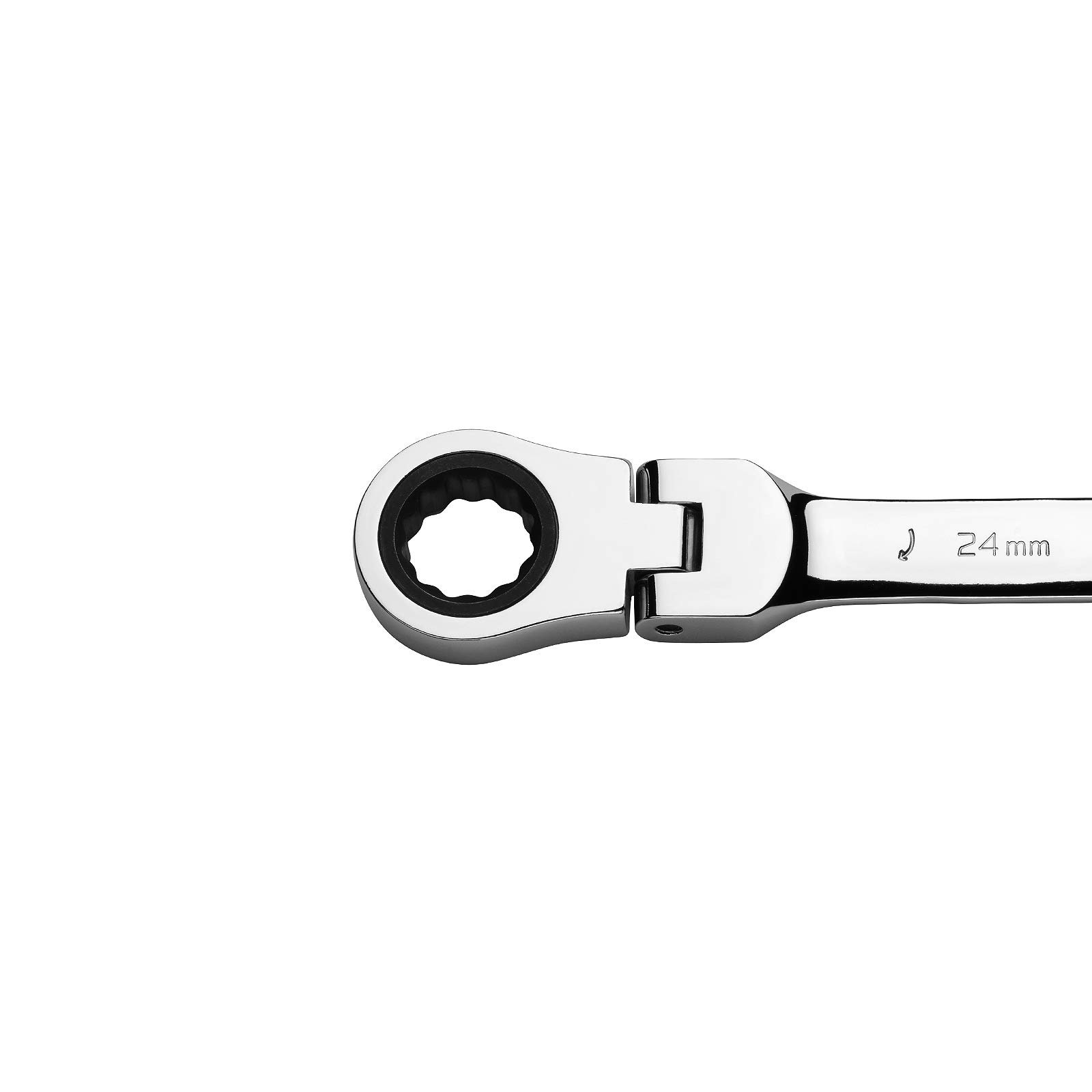 Snapklik.com : 24mm Flex Head Ratchet Wrench, 12PT 72 Tooth Metric ...