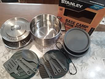 Amazon.co.jp: Stanley Stanley Base Camp Cook Set, Stainless Steel ...