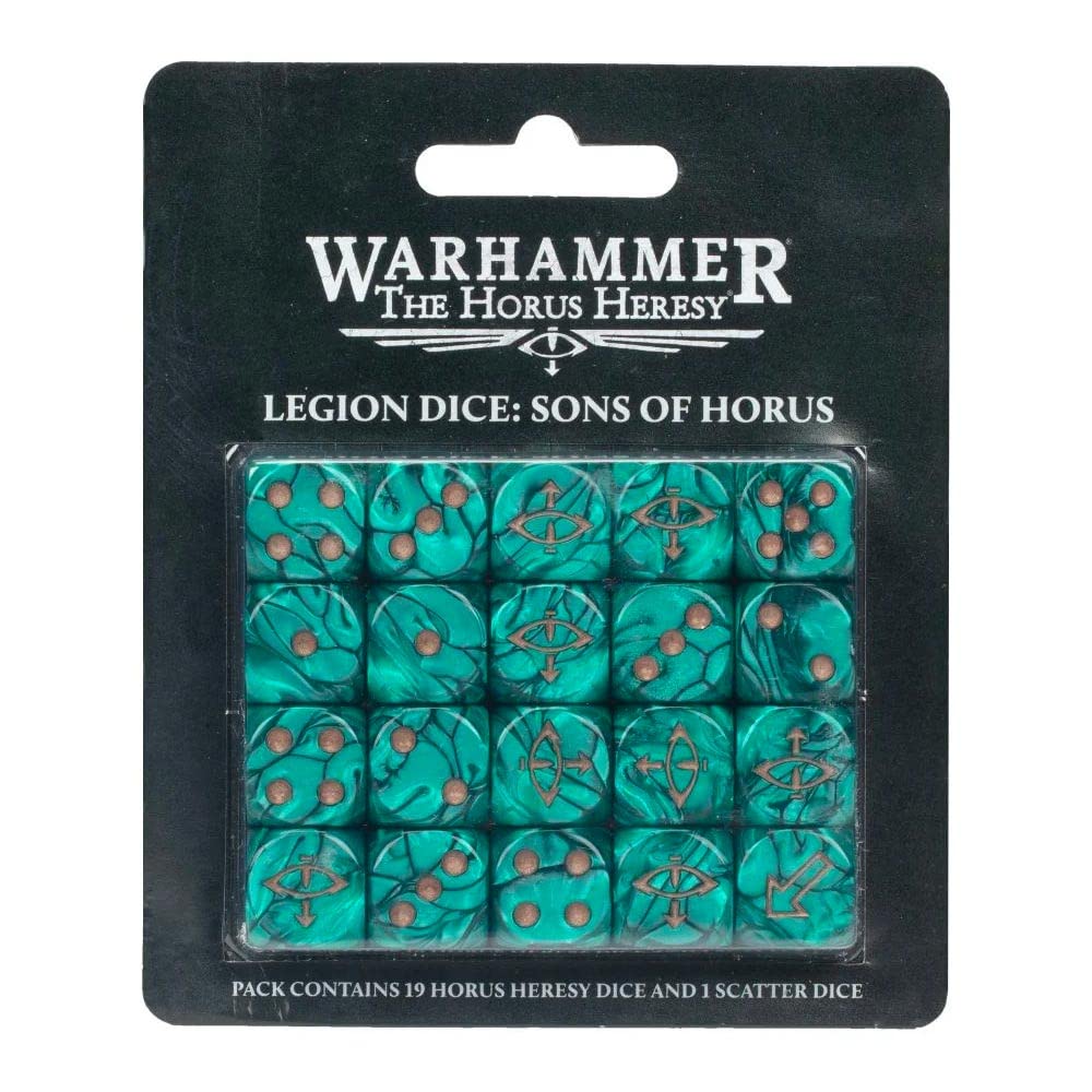 Amazon.com: Warhammer: The Horus Heresy - Legion Dice: Sons of Horus ...