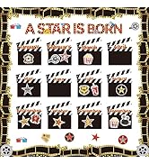 Amazon.com : BeYumi Birthday Bulletin Board Decorations - 75Pcs Movie ...