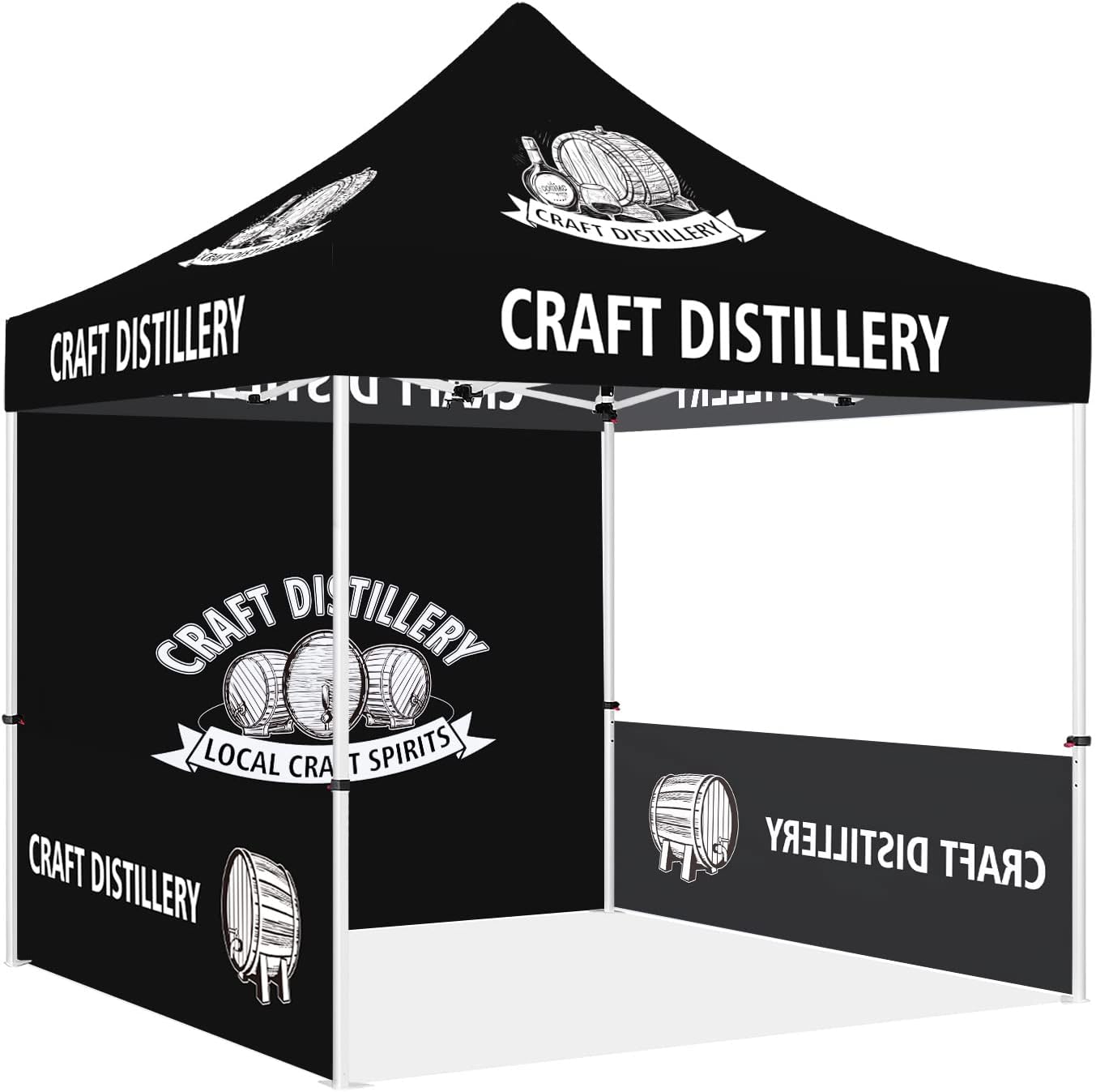 Amazon.com : A 600D Polyester 10x10 ft Customized Promotional Canopy ...