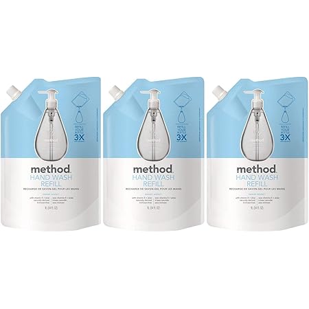 Amazon.com : Method Gel Hand Soap Refill, Sweet Water, Recyclable ...