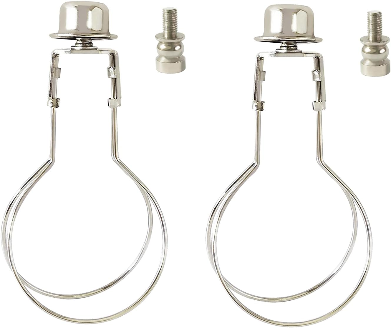 GY & CK® Bulb Clip Adapter Metal Wire Adapter and Lamp Finial and Shade ...