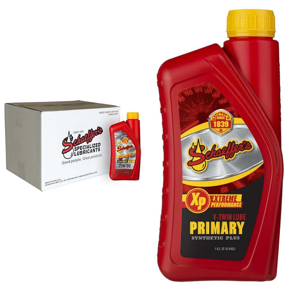 Amazon.com: Schaeffer Mfg Co Micron Moly Racing Engine Oil 20W-50 1-Qt ...