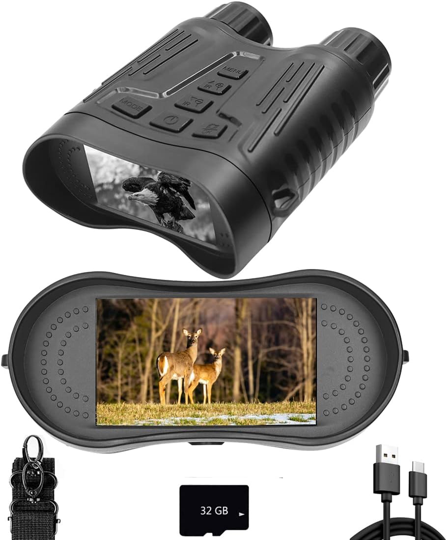 Amazon.com: OutdoorVibe GTMEDIA N2 Night Vision Day Binoculars Viewing ...