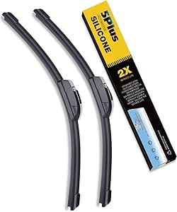 Amazon.com: 5 PLUS® 15+15 inch Silicone Windshield Wipers Replacement For 2017 2016 2015 2014 ...