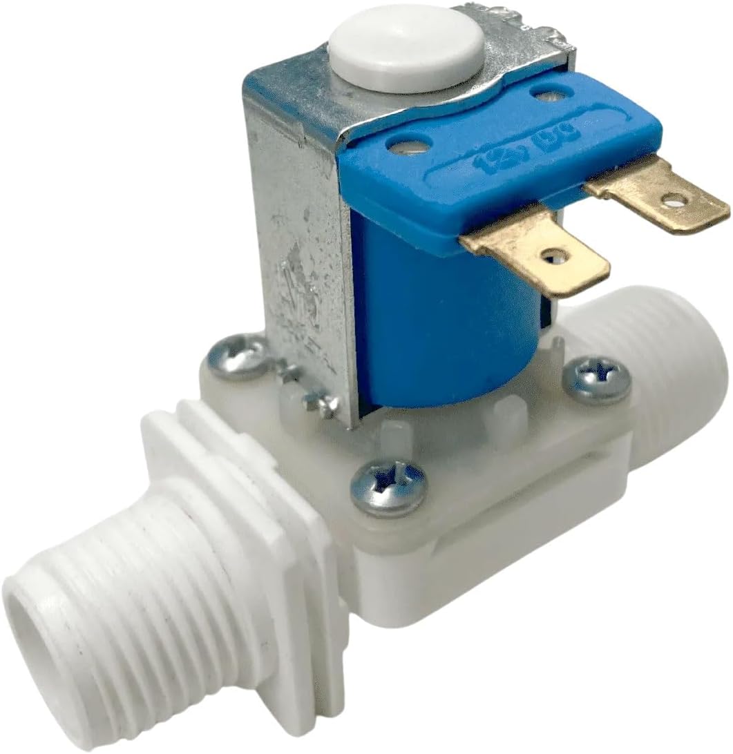 Válvula Solenoide 12v Dc 180° (1/2 X 1/2) Va 03 Para Arduino : Amazon ...
