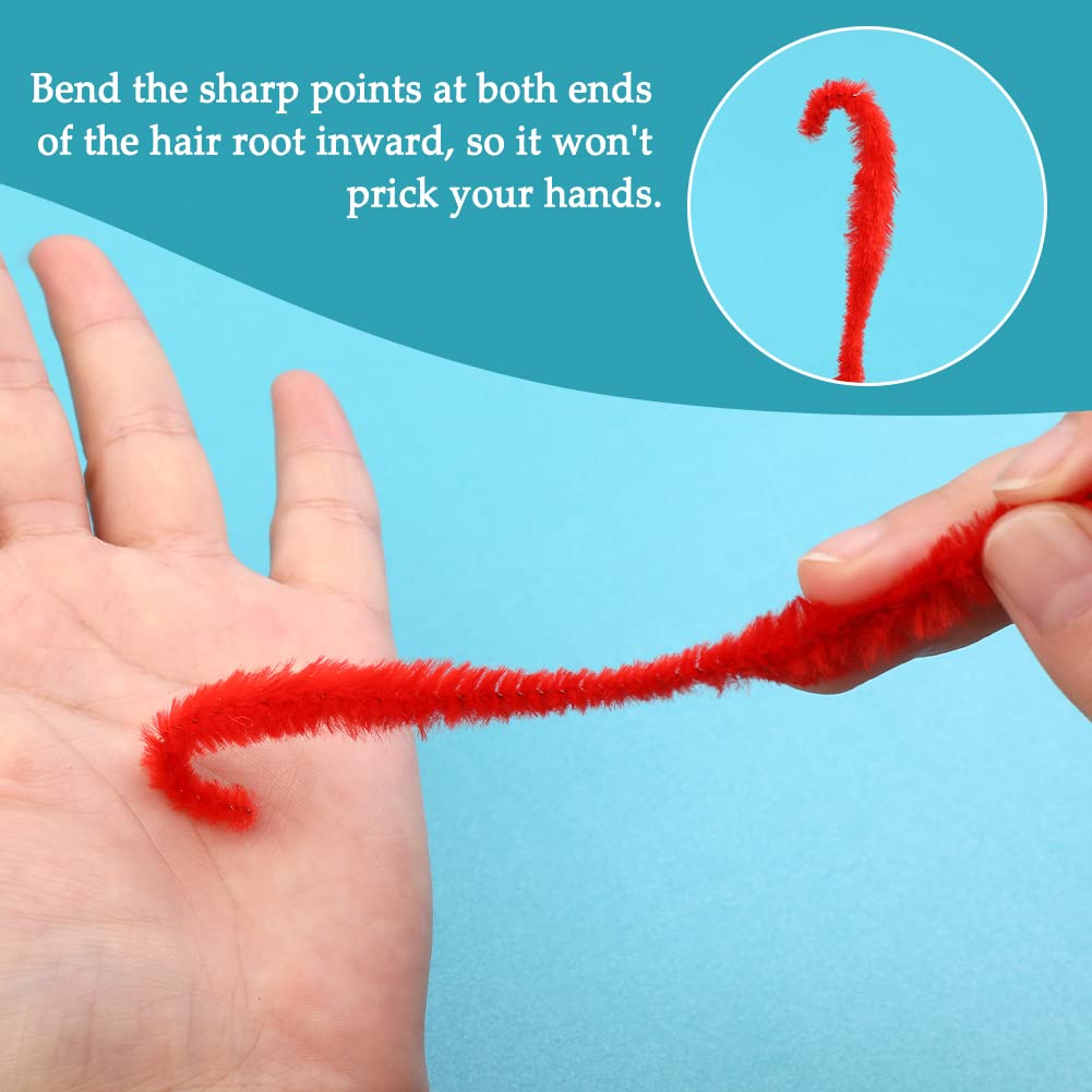 Snapklik.com : 100 PCS Pipe Cleaners Chenille Stem, Bump Chenille Stems ...