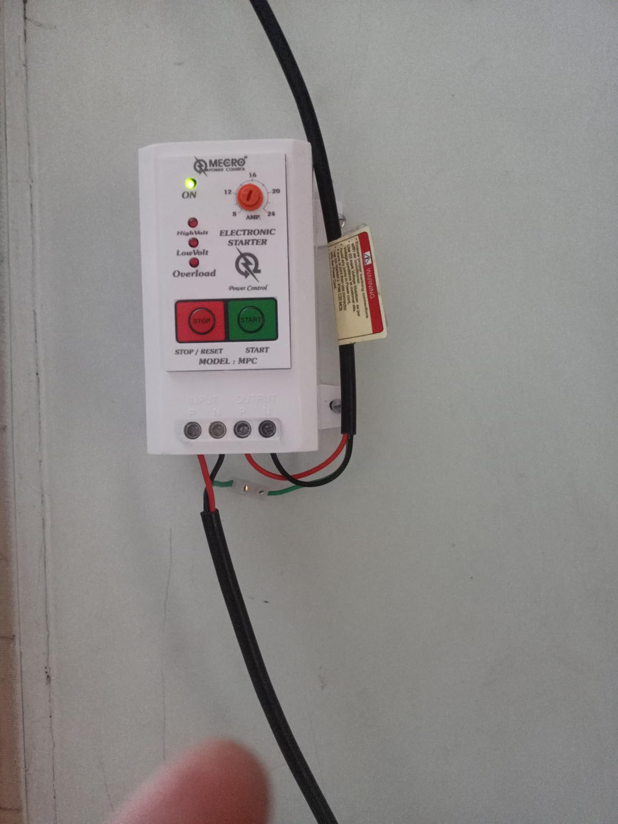 QUICK ELECTRONICS Over Load Protection Relay Single Phase Electronic ...