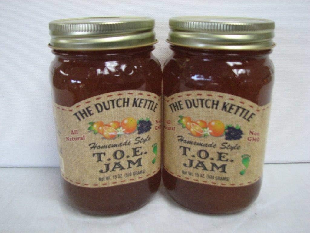 Amazon.com : The Dutch Kettle Huckleberry Jam 2- 19 0z jars : Grocery ...