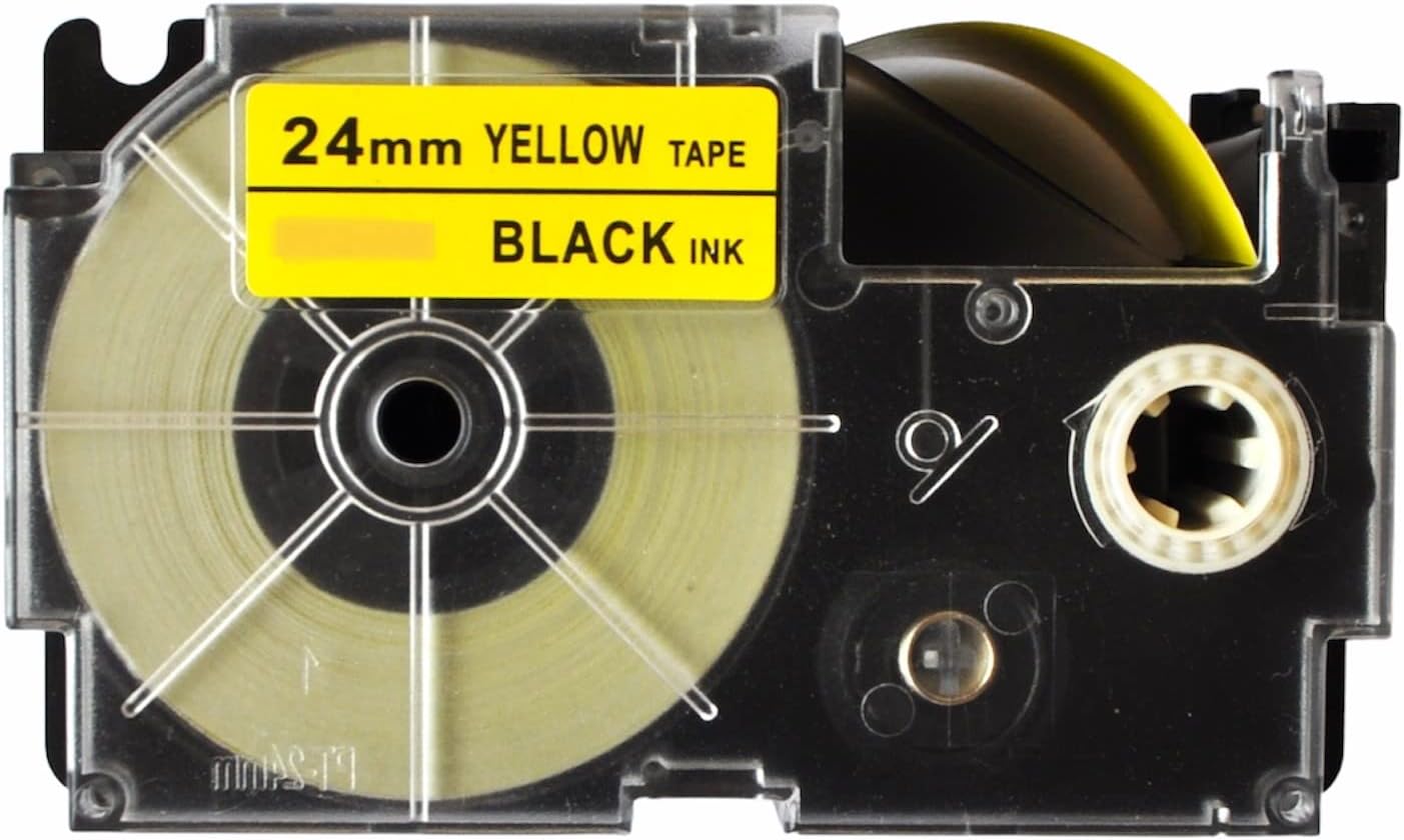 Casio 18mm Label Printer Tape (White, Clear & Yellow) : Amazon.in ...