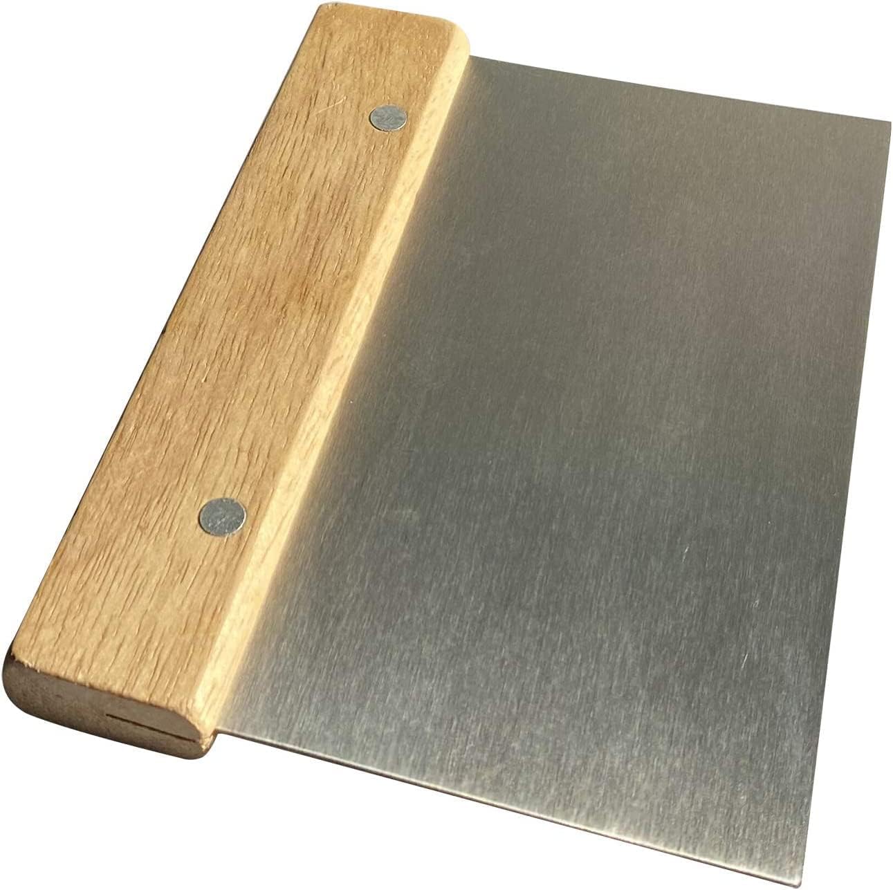 Amazon.com: Dough Cutter for Bread and Pizza Dough - Stainless Steel ...