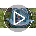 Amazon.com: Baby Pool,Shark Splash Toddlers Swimming Pool with Canopy ...