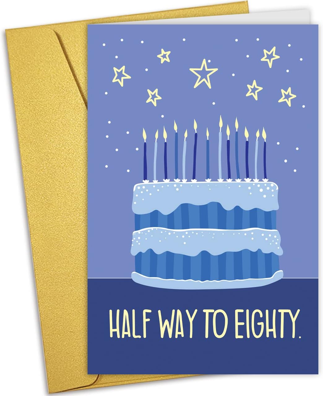 Amazon.com : Nchigedy Funny 40th Birthday Greeting Card, 40 Years Old ...