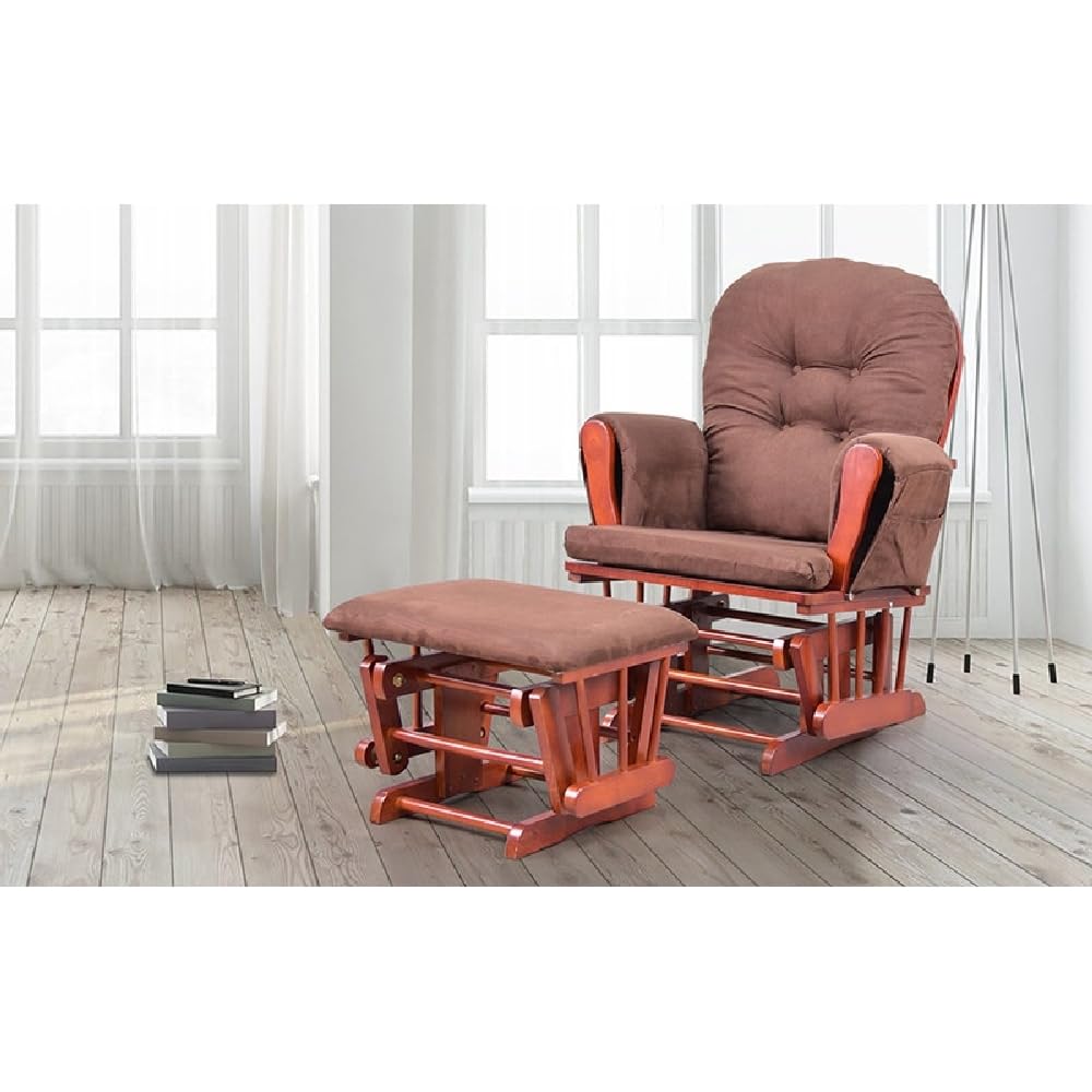Royaloak Texas American Rocking Chair with Footrest| Solid Wood ...