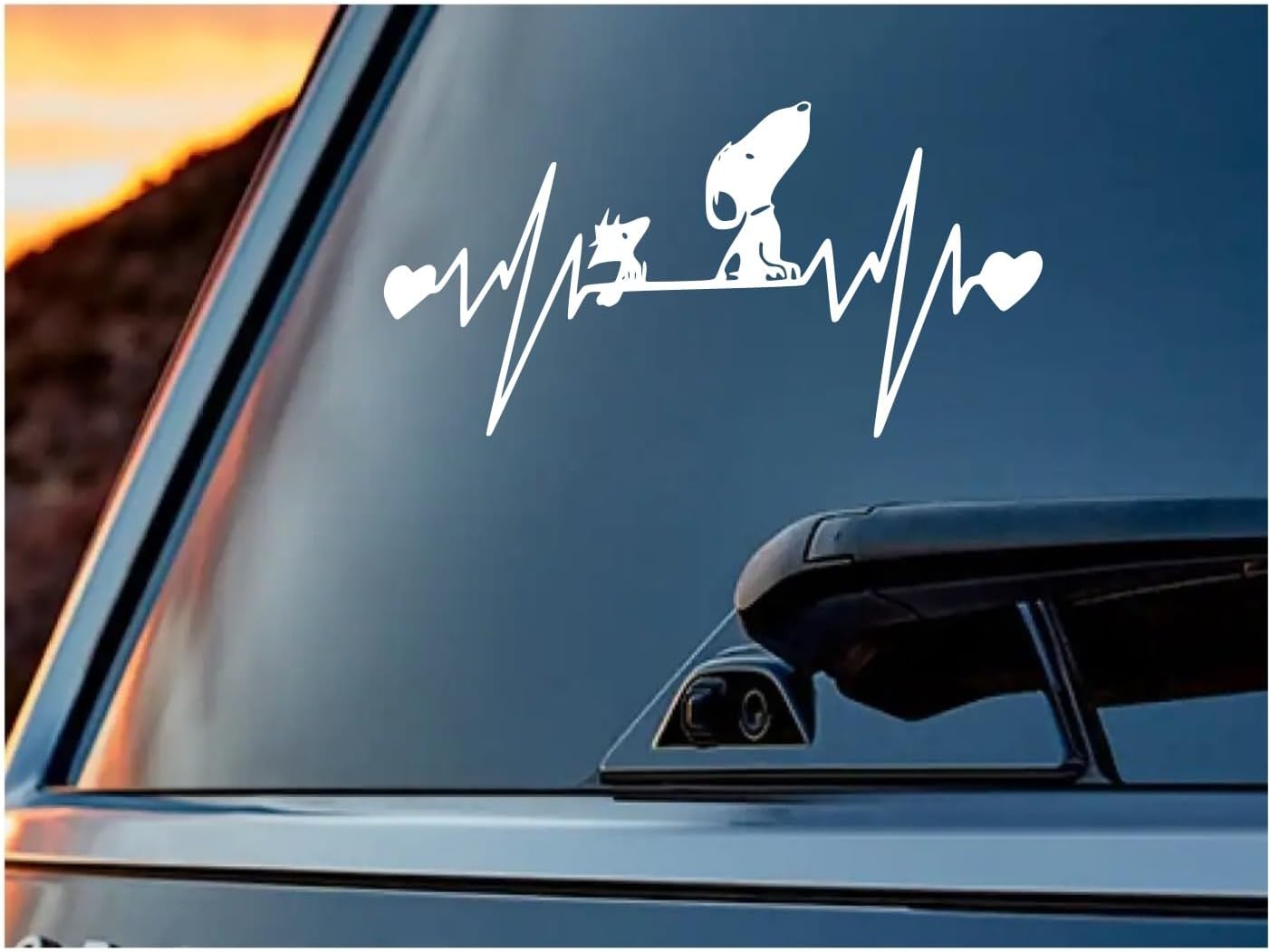 Amazon.com: Snoophy Cartoon Dog Vinyl Decal Die Cut Sticker Car Truck ...