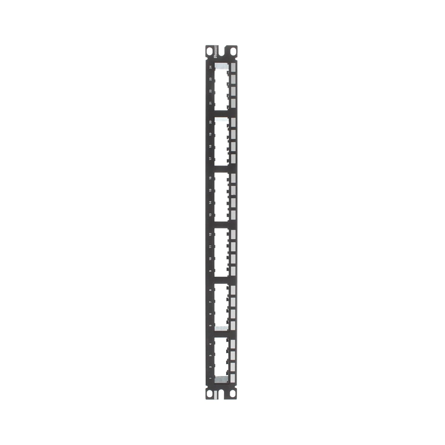 Amazon.com: Panduit CPP24FMWBLY 24-Port Flat Flush-Mount Patch Panel, Black : Electronics