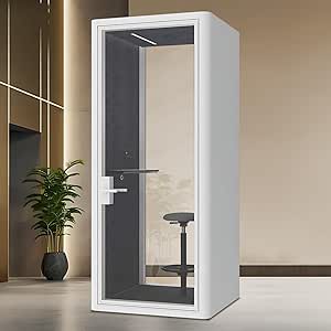 Amazon.com: X-Comfot Office Sound Booth with Audio Privacy - Soundproof ...