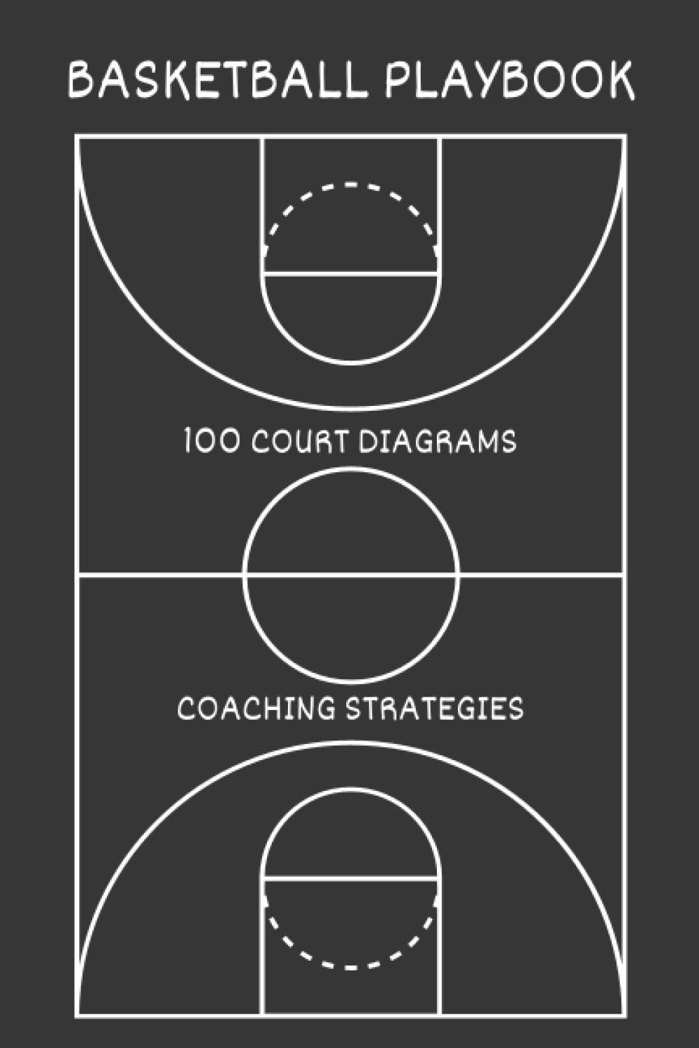 Buy Basketball Playbook: Perfect 100 Full Page Basketball Court ...