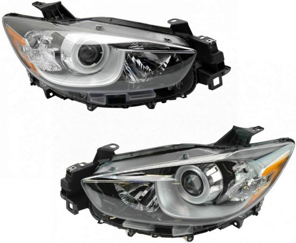 Amazon.com: For Mazda CX-5 Headlight Assembly 2013 14 15 2016 Pair ...