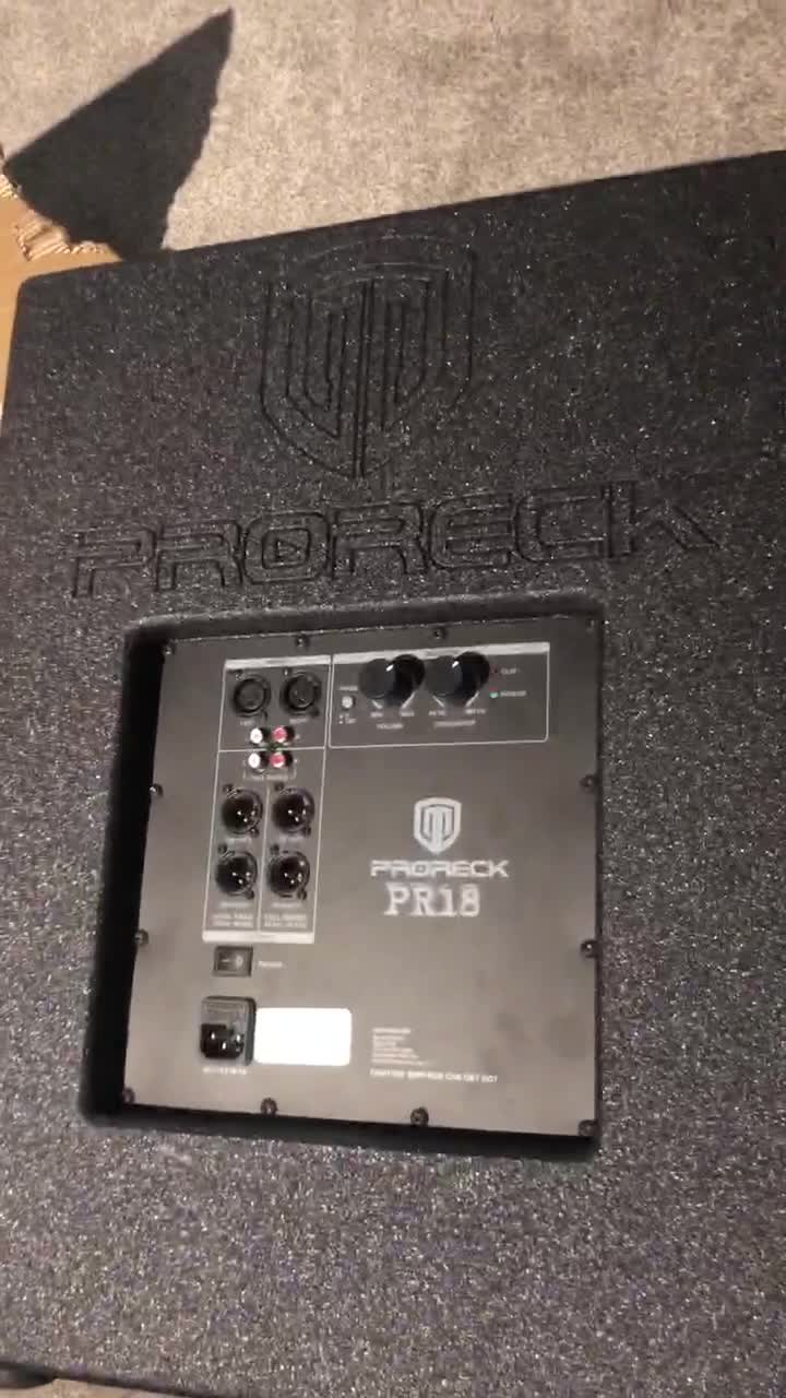 Watch ProReck PR18 Powered Subwoofer on Amazon Live