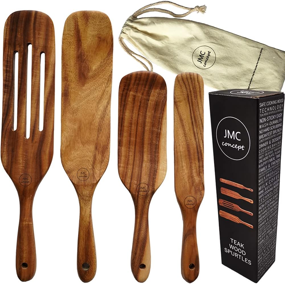 Wooden Spurtle Set Spurtles Kitchen Tools Spurtle Set Spurtle Wooden ...