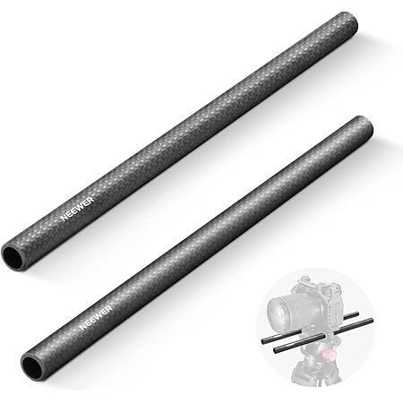 Amazon.com : NEEWER 15mm Carbon Fiber Extension Rods 11.8"/30cm ...