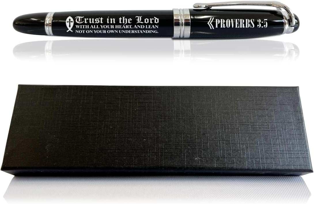 Amazon.com : Proverbs 3:5 Inspirational Bible Verse Pen, Trust in the ...