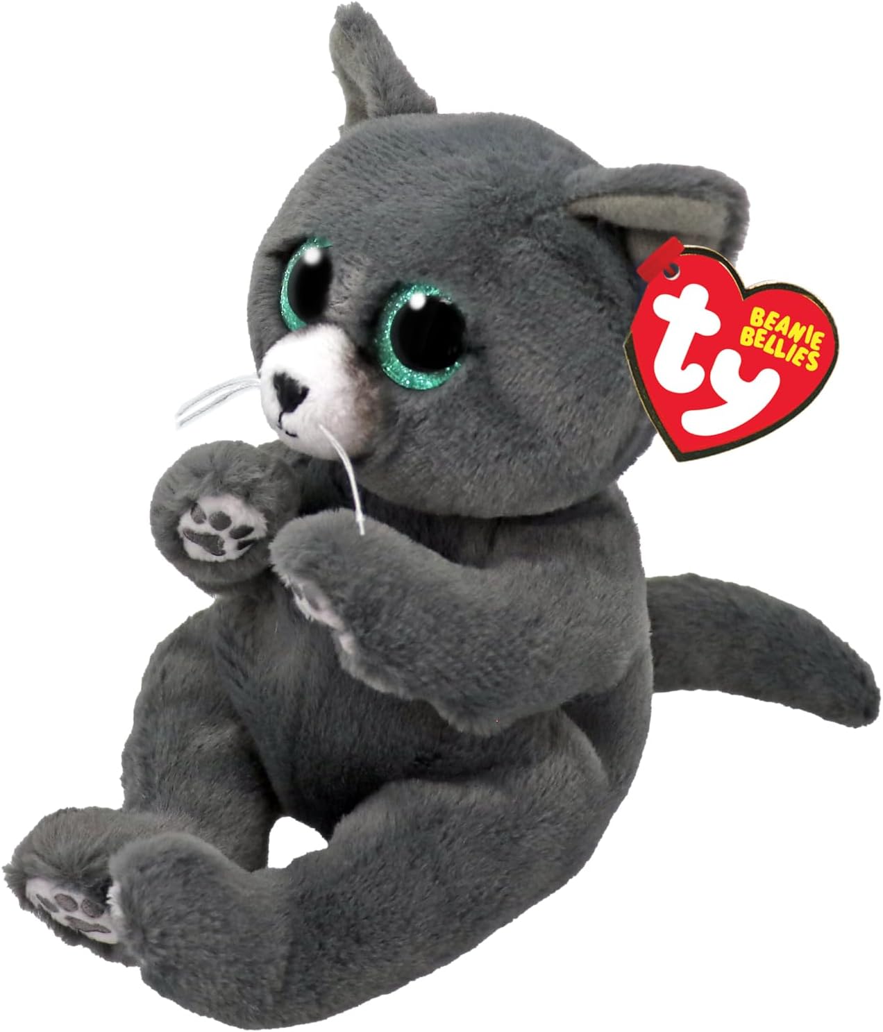 TY Binx Russian Blue Cat Beanie Bellies Regular - Squishy Beanie Baby ...