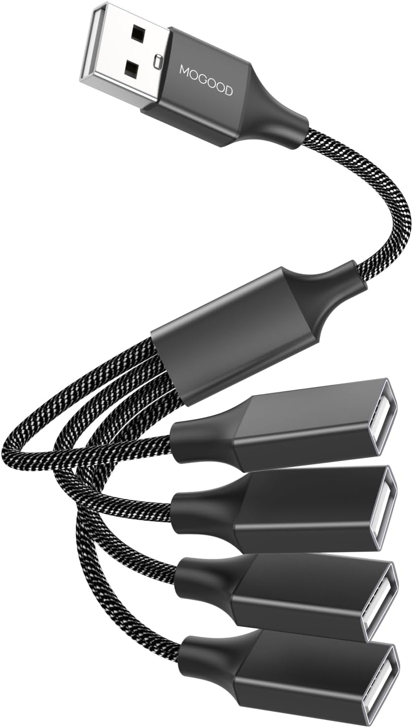 MOGOOD USB Splitter 4 in1 USB Kabel USB Hub USB zu USB Adapter USB ...