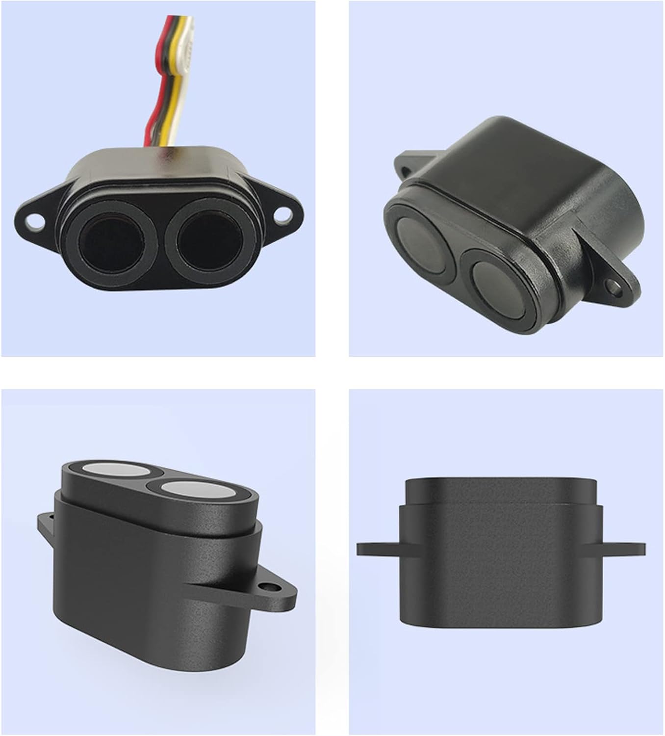 Ultrasonic Ranging Distance Sensor IP67 UART Auto Output Robot Obstacle Avoidance Sensor DC3.3 ...