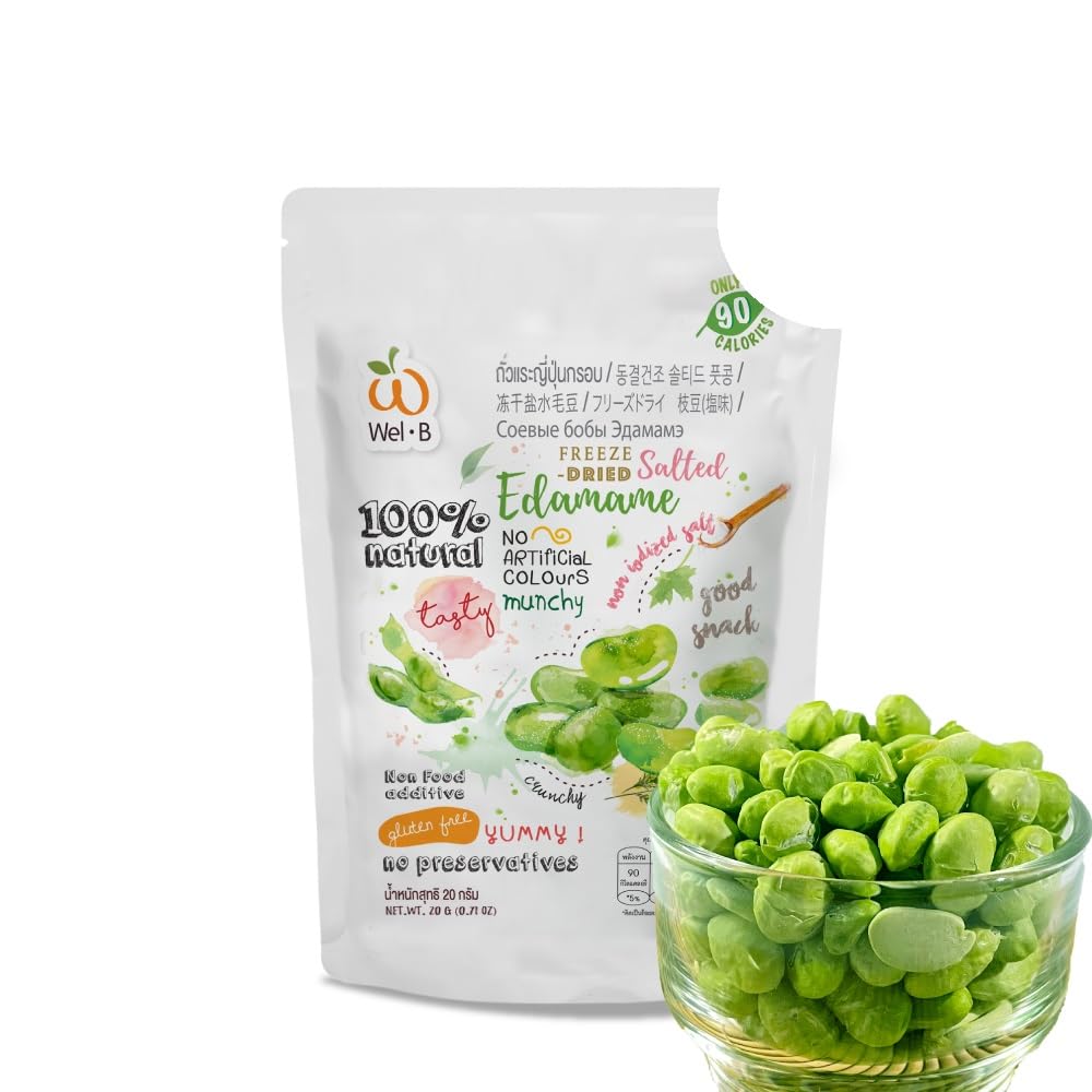 Amazon.com: (Pack of 3) Wel B FD Edamame 25g. : Grocery & Gourmet Food
