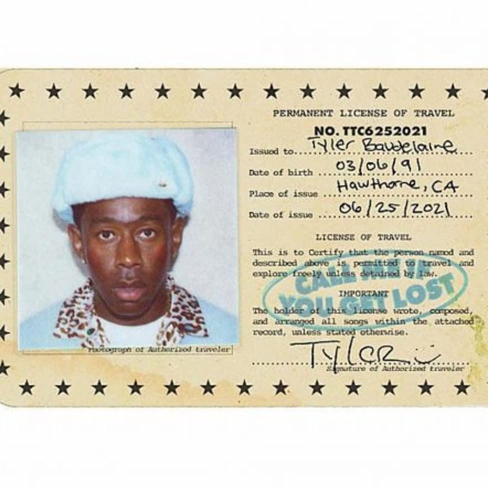 Buy Tyler, The Creator's "Call Me If You Get Lost" ID Card Print ...
