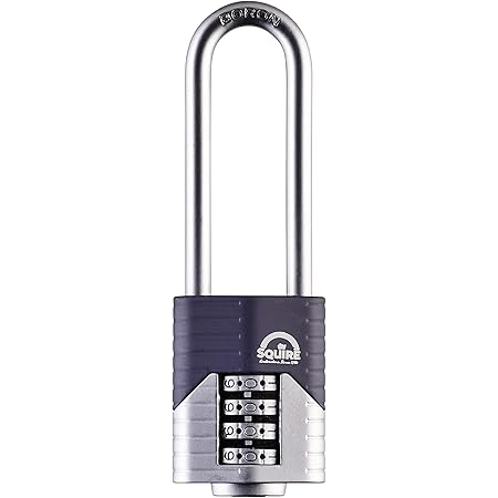 Kurtzy 4 Digit Combination Padlock - 16cm/6 inch with Long Shackle ...
