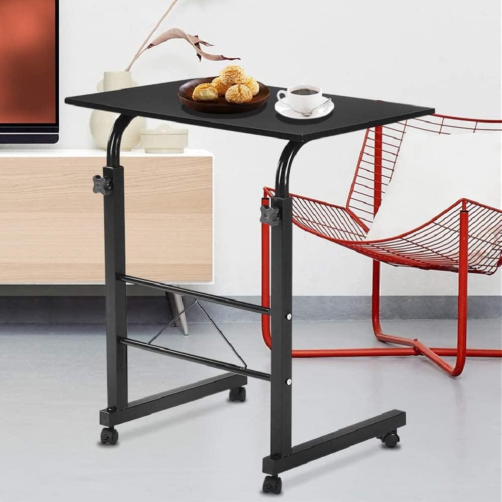 Amazon.com: Adjustable TV Tray Mobile Sofa Side End Table Snack Table ...
