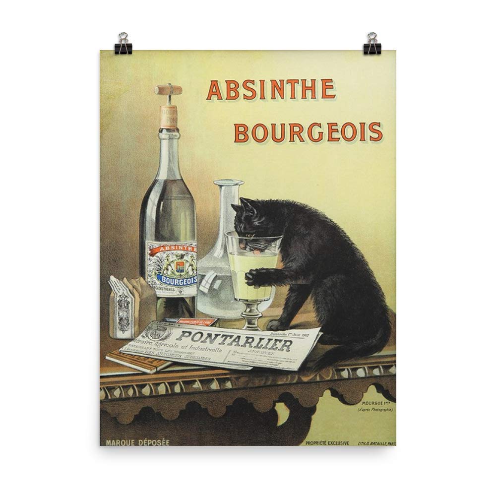 Amazon.com: Vintage Poster - Absinthe Bourgeois 1800 - Enhanced Matte ...