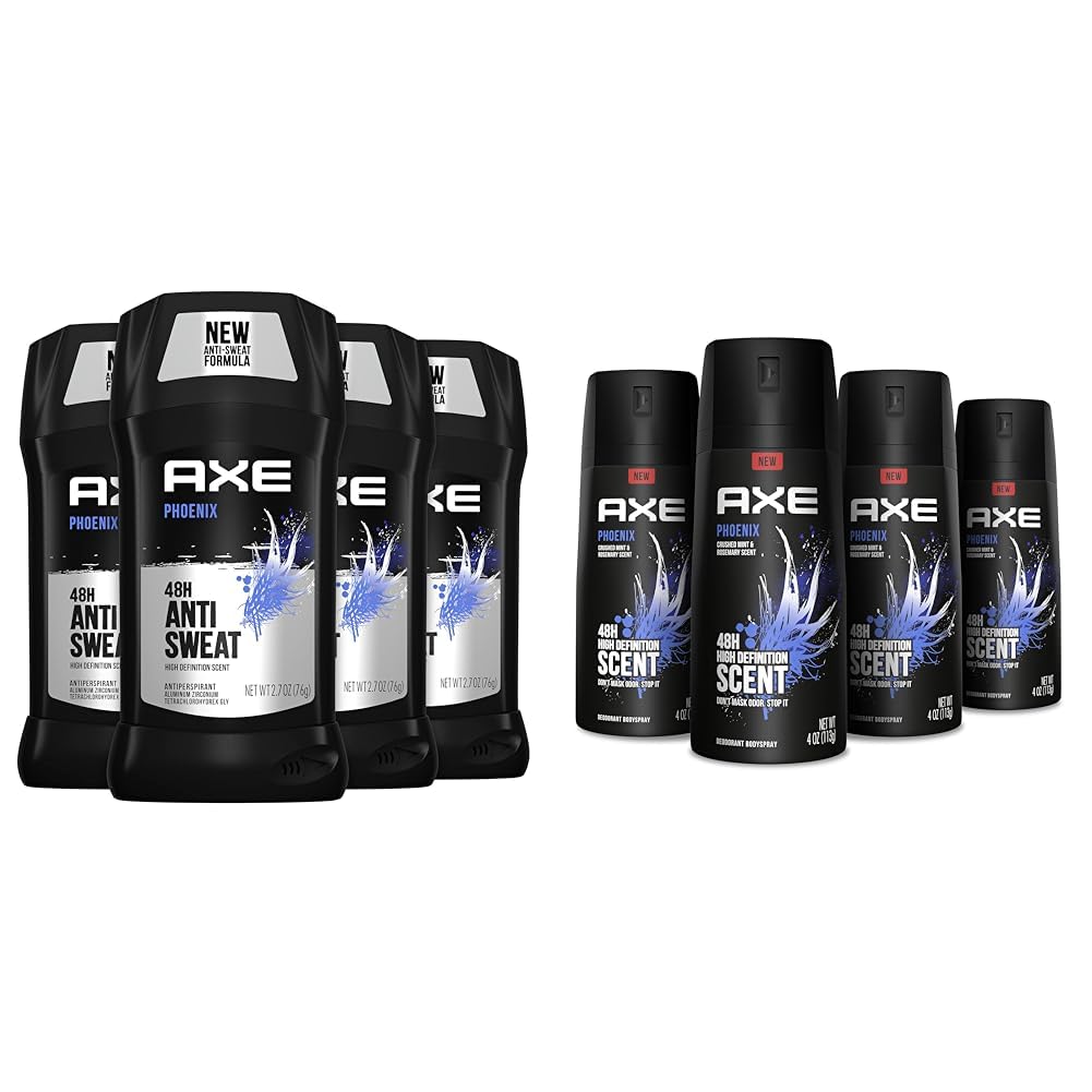 Amazon.com : AXE Antiperspirant Deodorant for Men Phoenix 4PK 48H Sweat ...