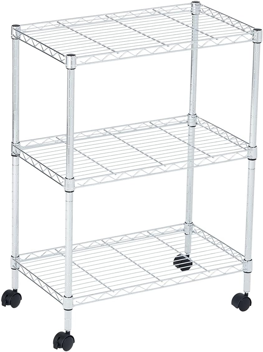 Amazon.com: Nexel Black Epoxy, 3 Tier, Wire Shelving Starter Unit, 36 ...