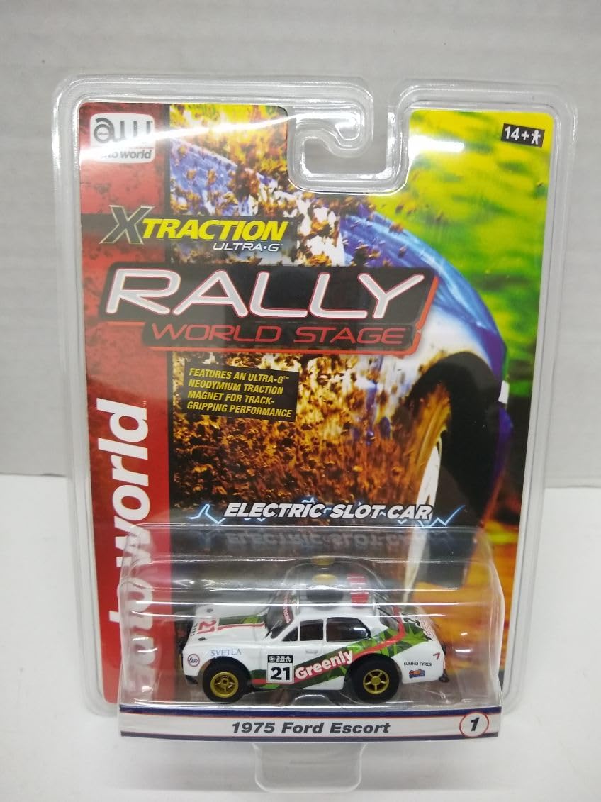 Amazon.com: Auto World SC393-1A Rally World Stage 1975 Escort HO Scale ...